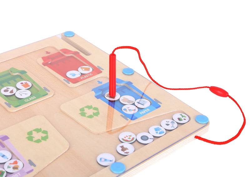 Recycling Magnetic Maze Sorting Game | Fun and Educational Toy
