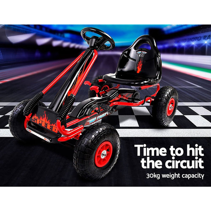 Kids Pedal Go Kart Red | Kids Mega Mart