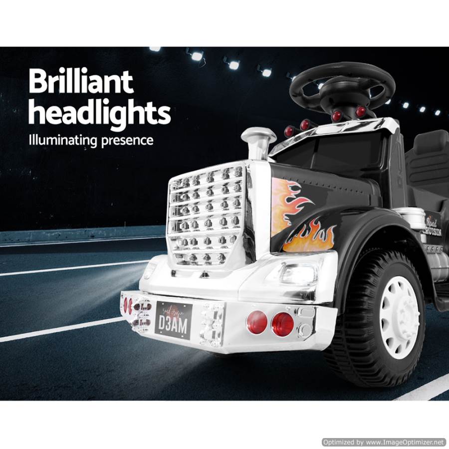 Rigo Kids Ride On Truck Black - Shop Now and Rev Up Fun!