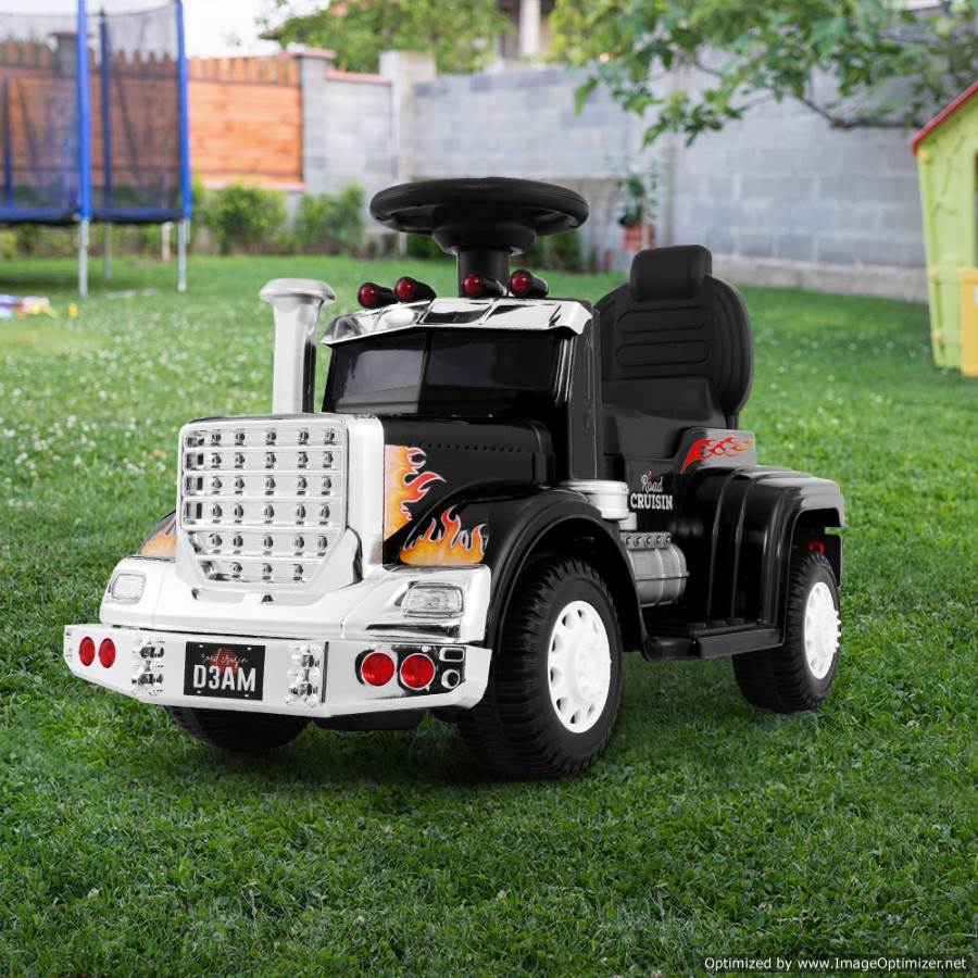 Rigo Kids Ride On Truck Black - Shop Now and Rev Up Fun!