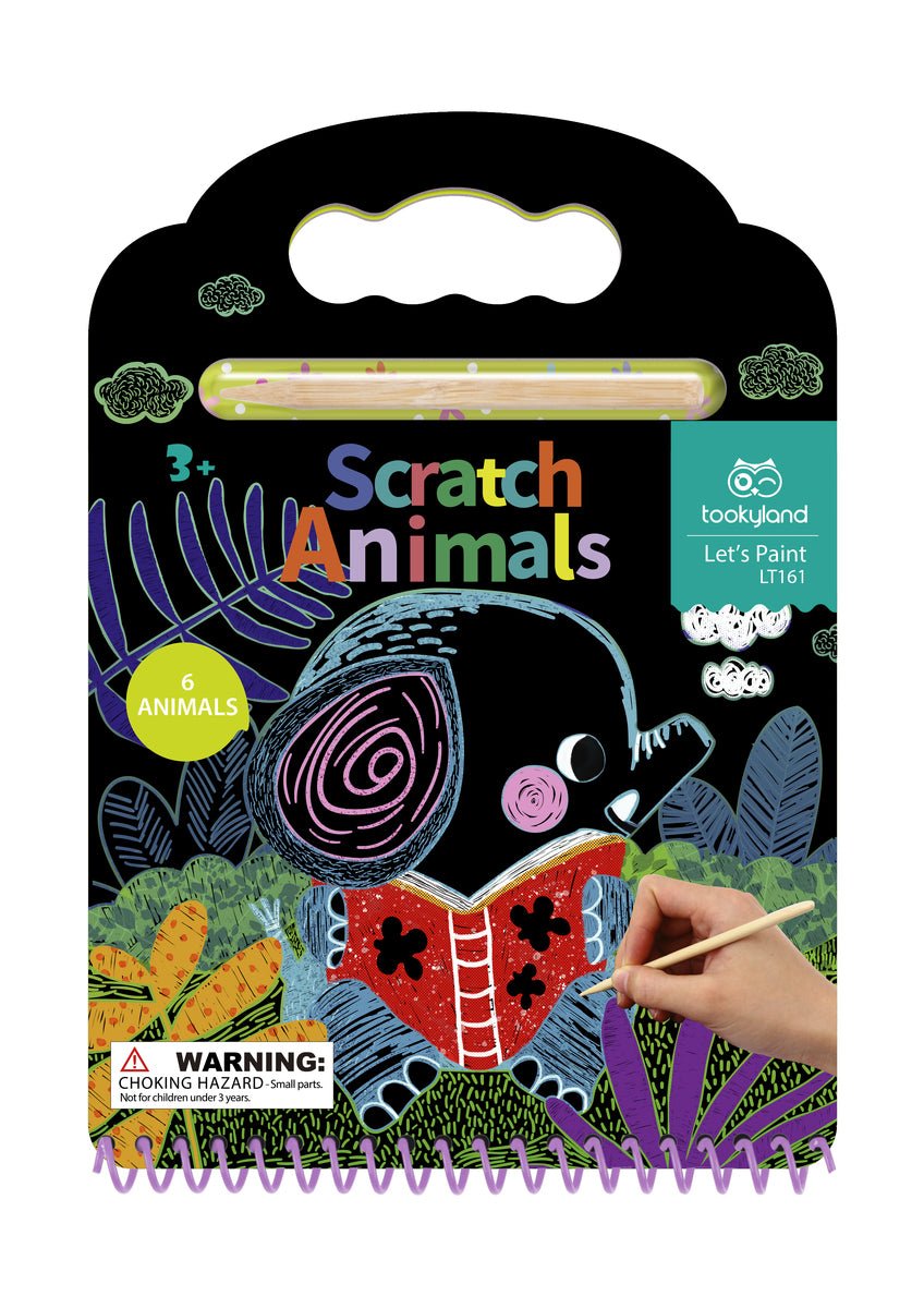 Tookyland Scratch Art|Animal Set | Kids Mega Mart