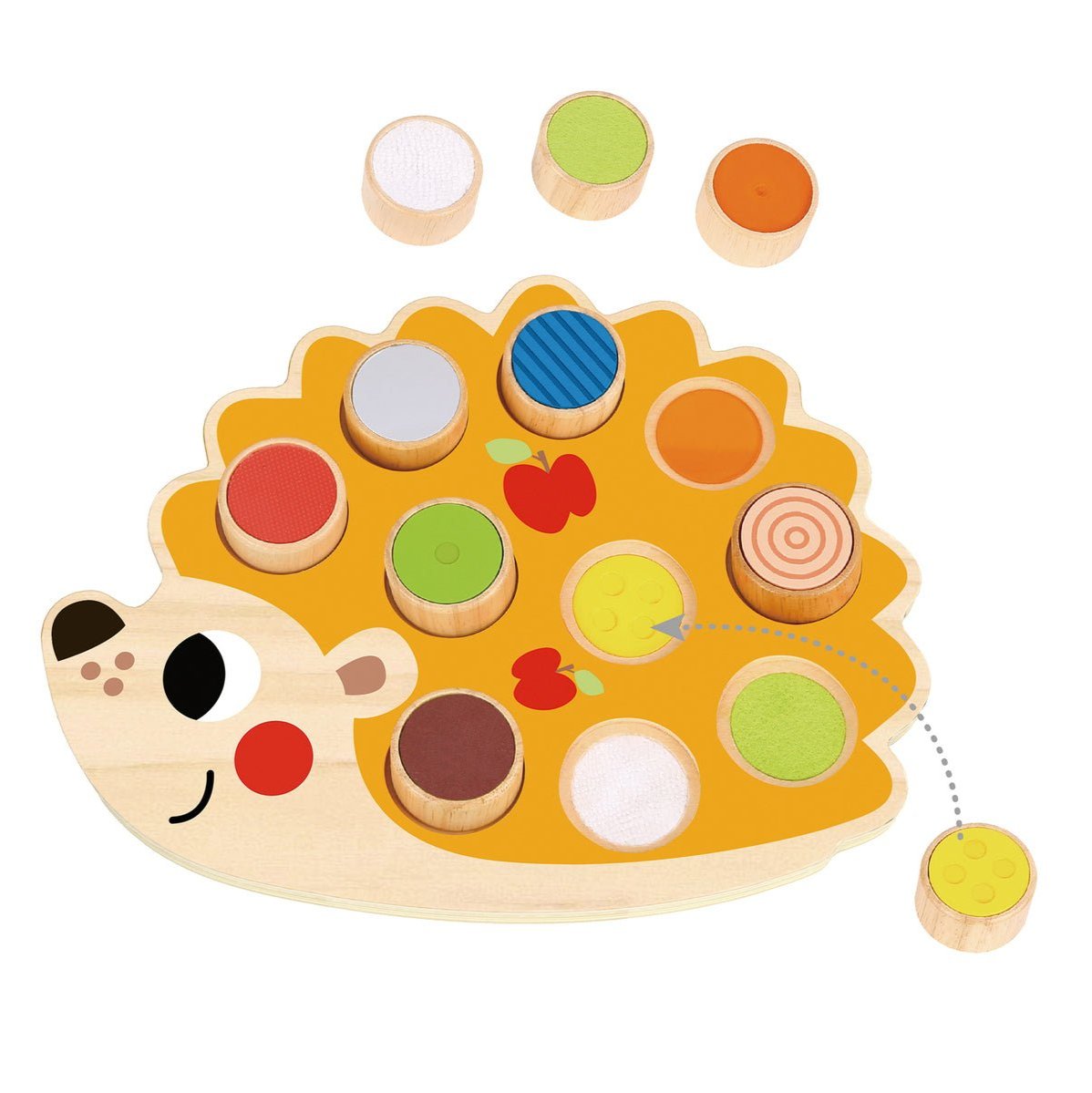 Tooky Toy Hedgehog Stacking Sorter | Educational Toy for Kids