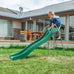 Lifespan Kids Slippery Slide | Green Outdoor Wavy Slide 1.8m