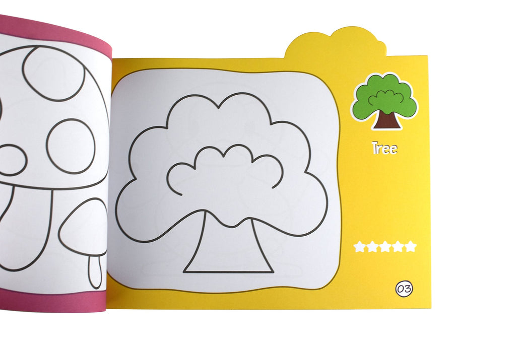 Step By Step Colouring Book 20 Animals Bee