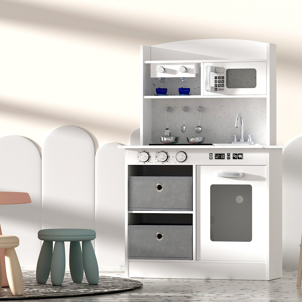 Cook Up a Storm at Home With the Keezi Kids Wooden Kitchen Set! – Kids ...