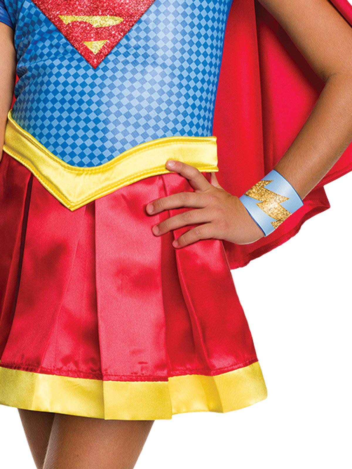 Supergirl DC Superhero Girls Costume | Kids Deluxe Dress up Set