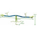 360° Rotating Twirl SeeSaw | Kids Outdoor Play Equipment | 3+