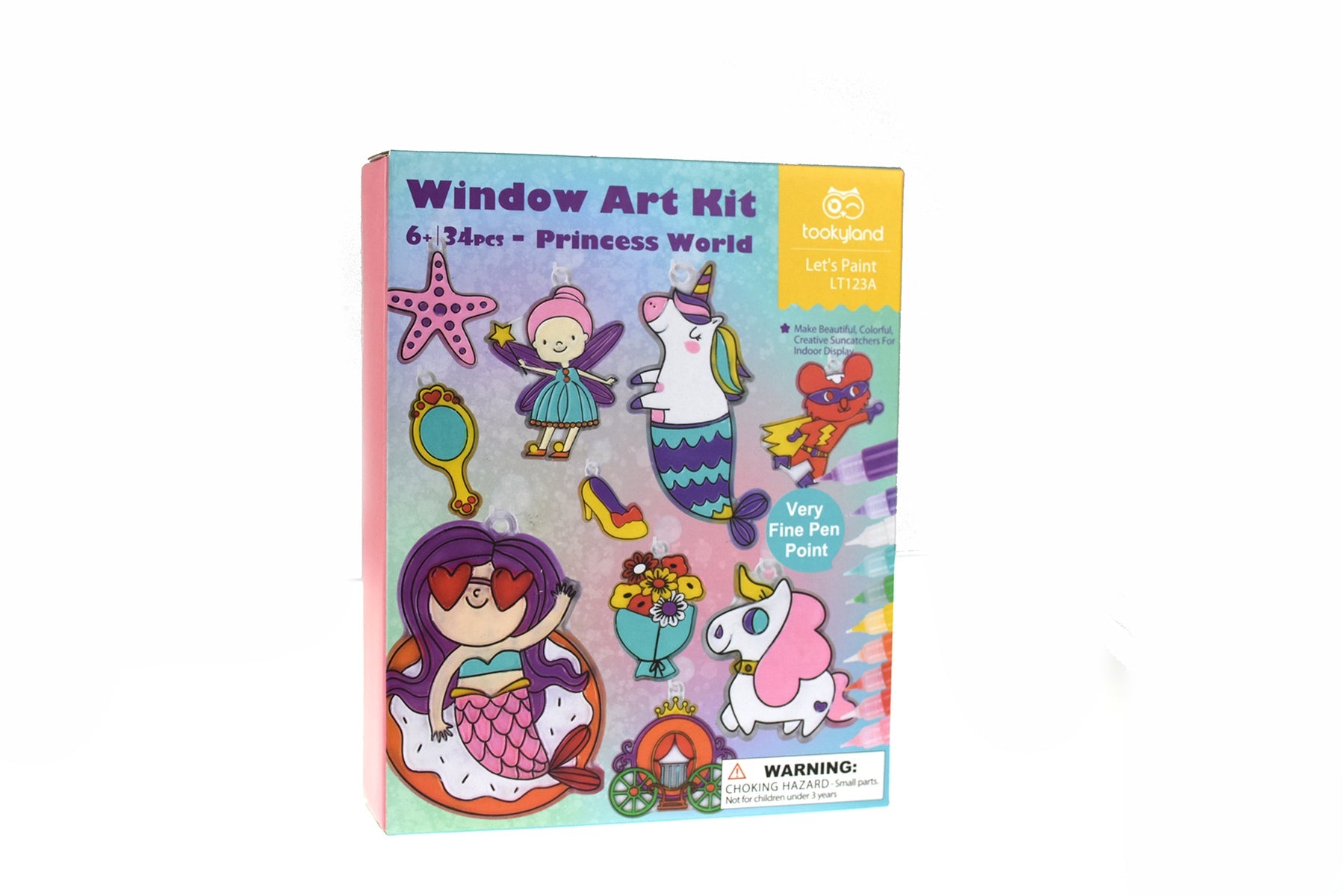 "Tookyland Window Art Kit | Princess World Craft Kit"