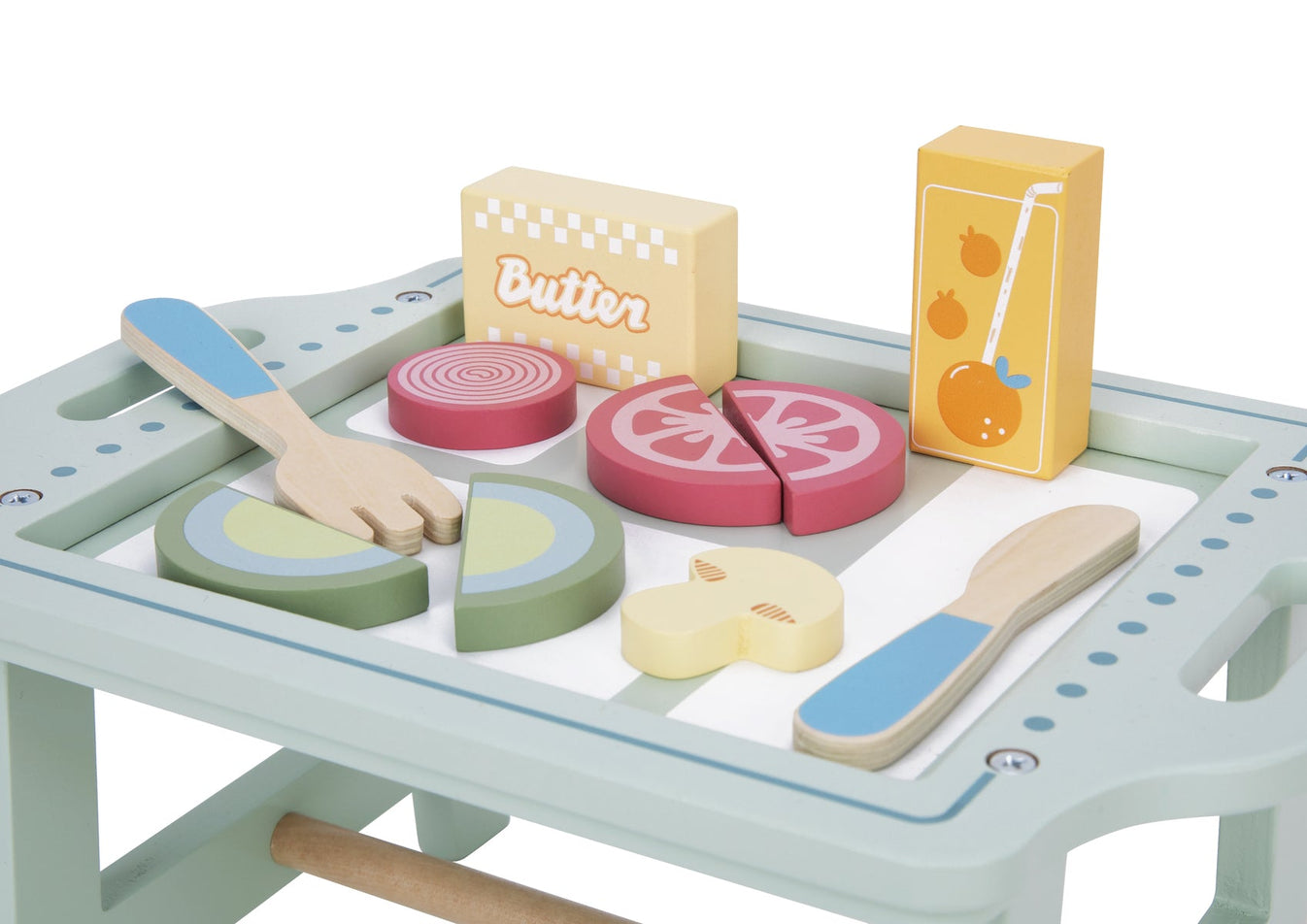 Wooden Breakfast in Bed Play Set for Kids | Imaginative Playtime