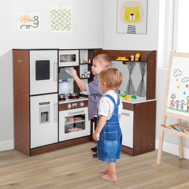 Shop Corner Play Kitchen | Lights & Sounds | Kids Mega Mart