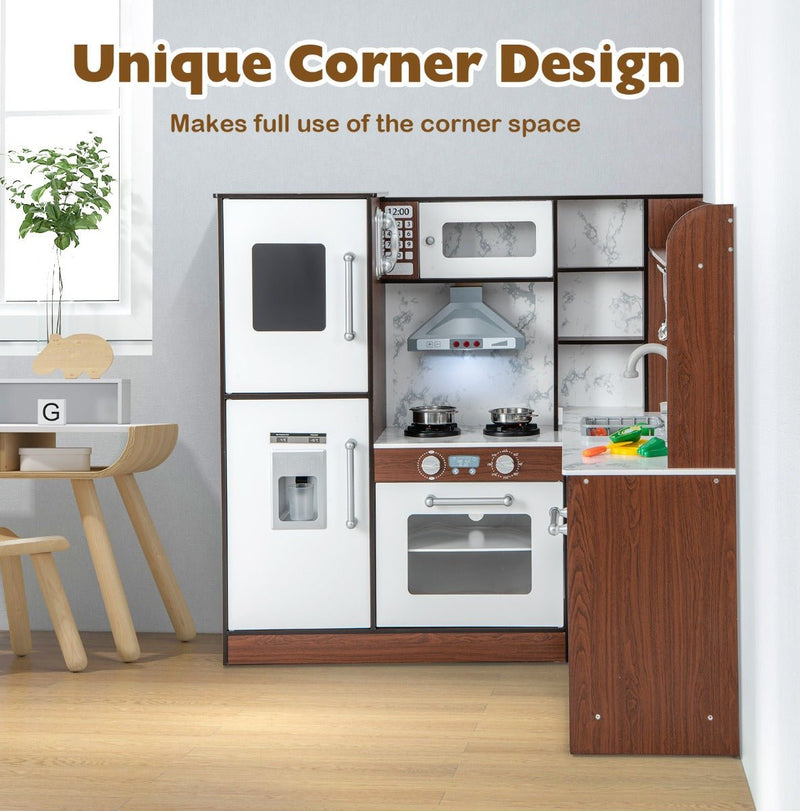 Shop Corner Play Kitchen | Lights & Sounds | Kids Mega Mart
