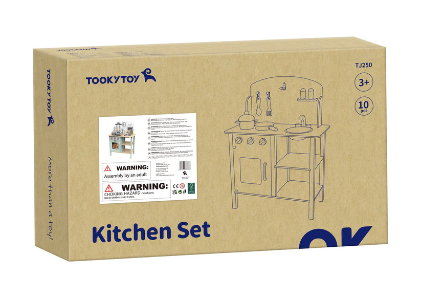 Tooky Toy's Wooden Play Kitchen Set | Shop for Creative Fun